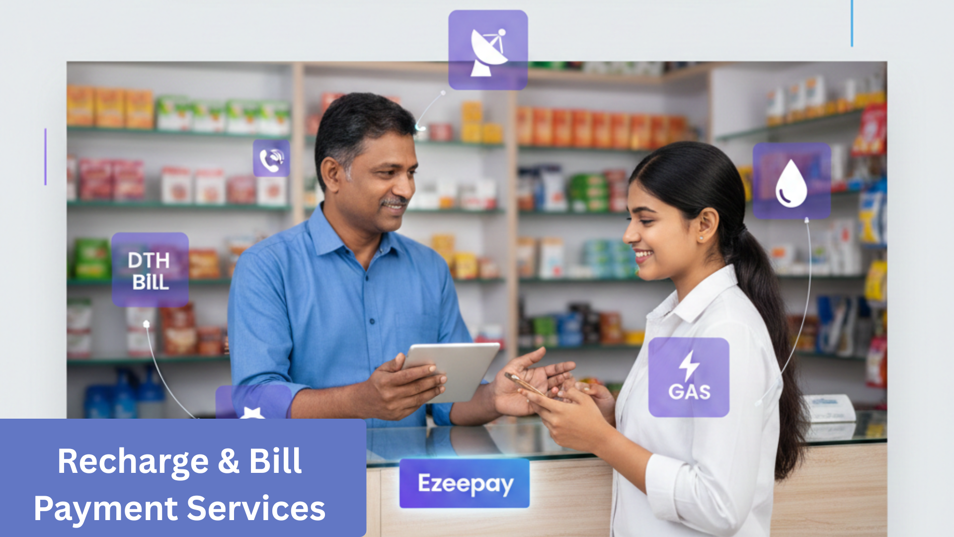 Recharge and Bill Payment Services for Retailers | Ezeepay