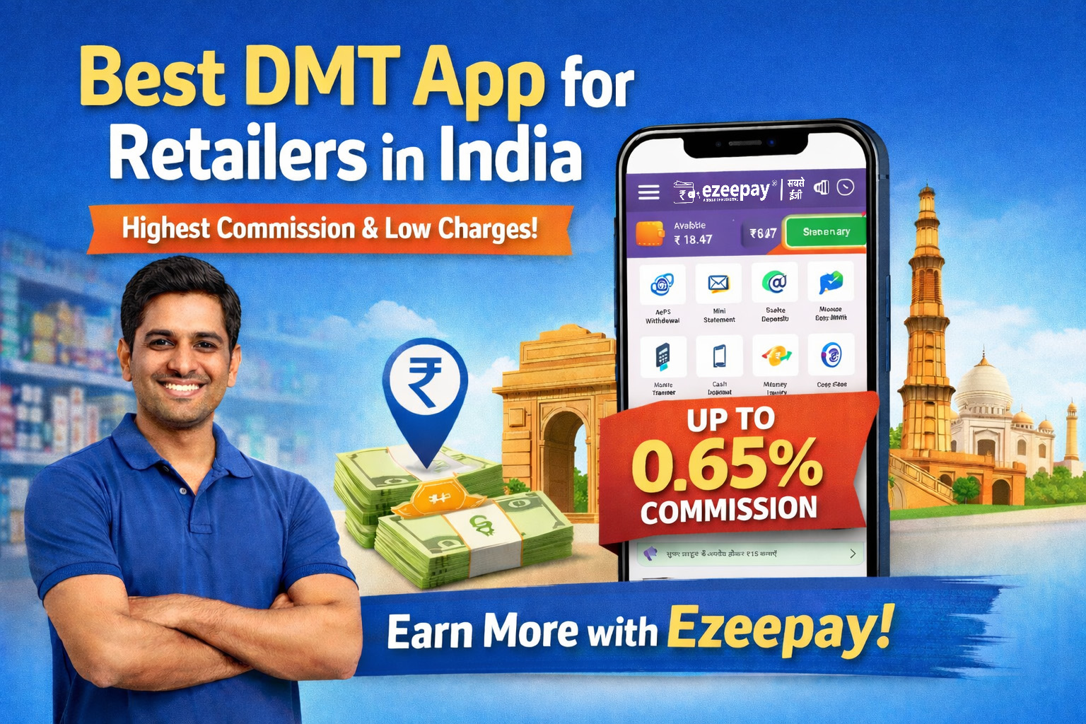 Top 10 Domestic Money Transfer Companies in India | Best DMT for Retailer